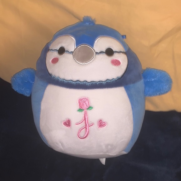 Squishmallows | Toys | Babs The Blue Jay Initial J Squishmallow Nwt ...
